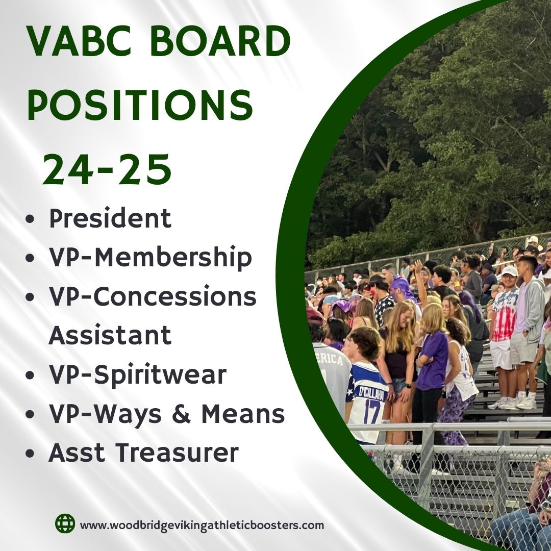 VABC Open Board Positions – VIKING Athletic Boosters Club